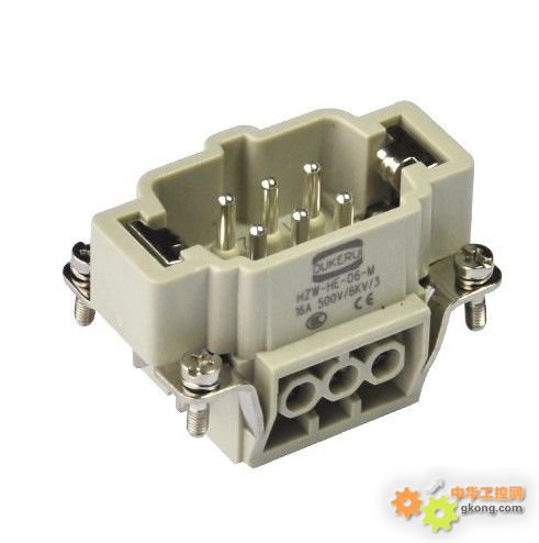 欧科瑞重载连接器HZW-HE-006-M-重载连接器 矩形航空插头插座 工业连接器-