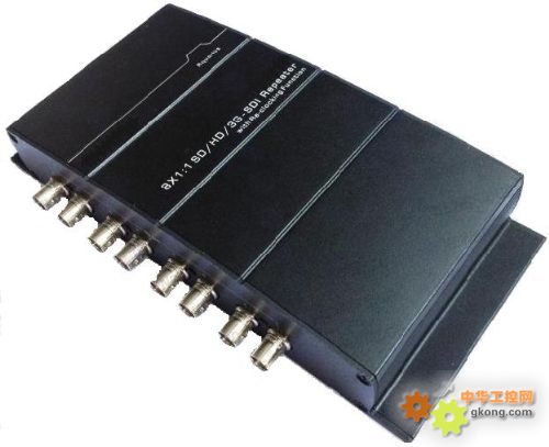 8进8出 SD/HD/3G-SDI 中继延长分配放大器-SDI中继延长器 SDI信号放大器 八路SDI信号延长器-