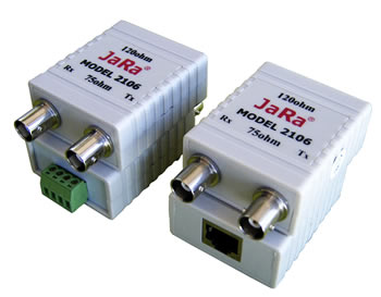 G.703同轴75欧姆/双绞线100-120欧姆转换器 JaRa 2106-转换器