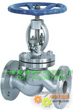 高温截止阀J41Y/J61Y-高温截止阀 气动角座阀 铸钢截止阀-