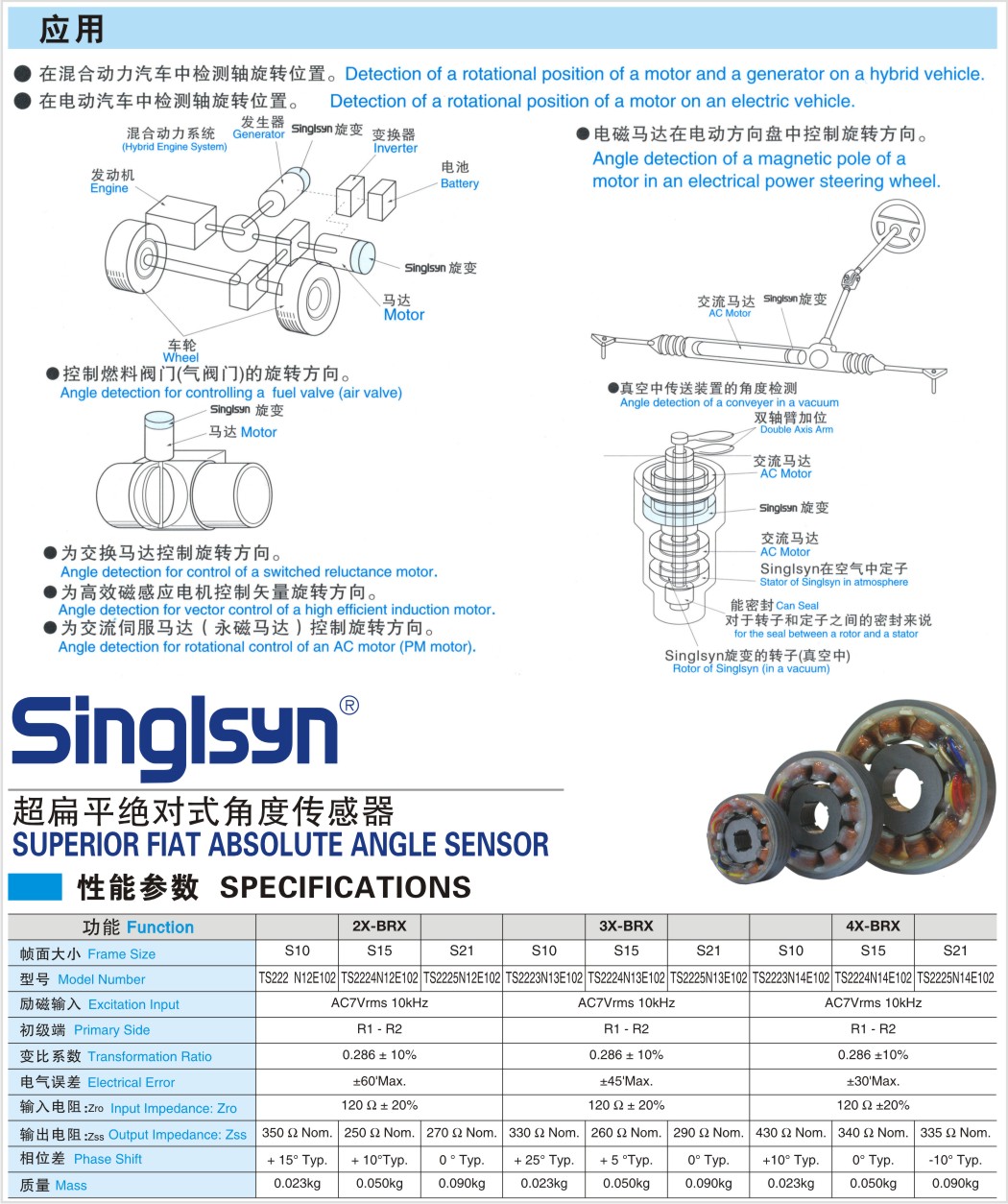 多摩川Singlsyn超扁平绝对式角度传感器-旋转变压器 多摩川 传感器-