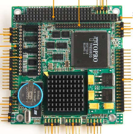 486级带USB接口嵌入式工控主板,PC104--