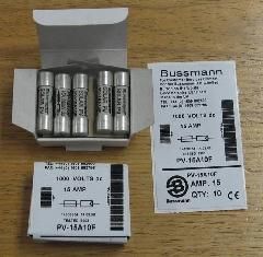 进口熔断器BUSSMANN 光伏熔断器PV-15A10F PV-12A10F-进口熔断器 库柏博士曼 BUSSMANN-