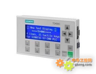 西门子6AV6640-0AA00-0AX0 TD400C 文本显示器-西门子 文本显示器 TD400C-
