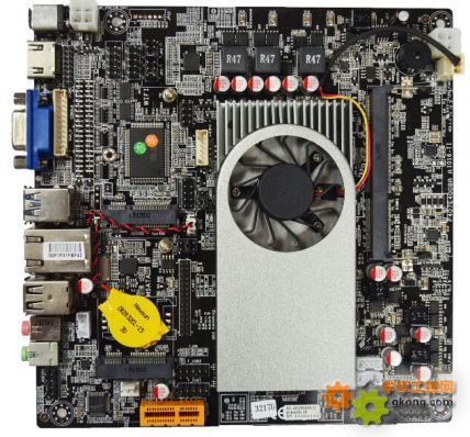 超薄主板QM67-i3-3217u i5-3337u 高稳定性 ，LVDS支持大屏-超薄主板 I3、I5主板 嵌入式主板-