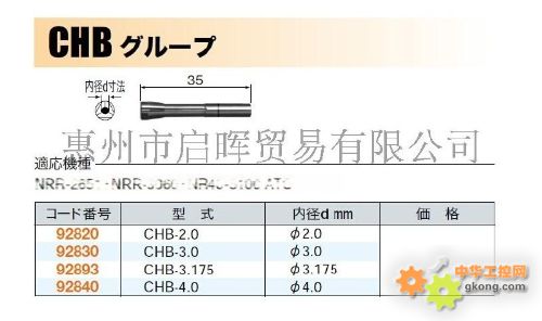 CHB-3.175 夹头-CHB-3.175 CHB夹头