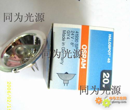 OSRAM 41930SP 24V 20W灯杯GY4-OSRAM 4193