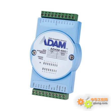 台湾研华模块ADAM-4051 带Modbus的16路隔离数字输入模块 ADAM4051-研华模块
